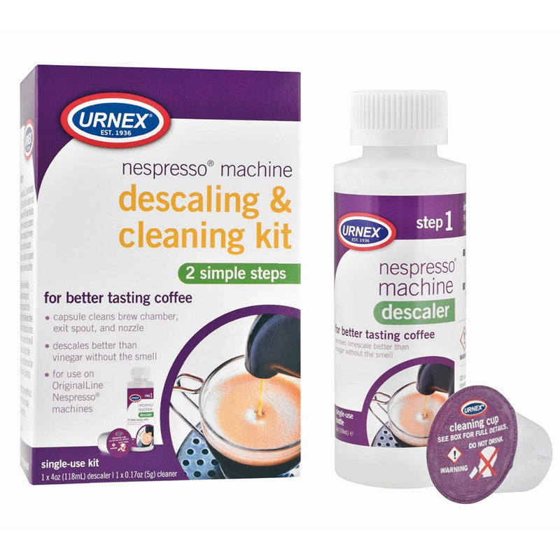 Urnex Nespresso Coffee machine Cleaning and Descaling Kit — Spring ...